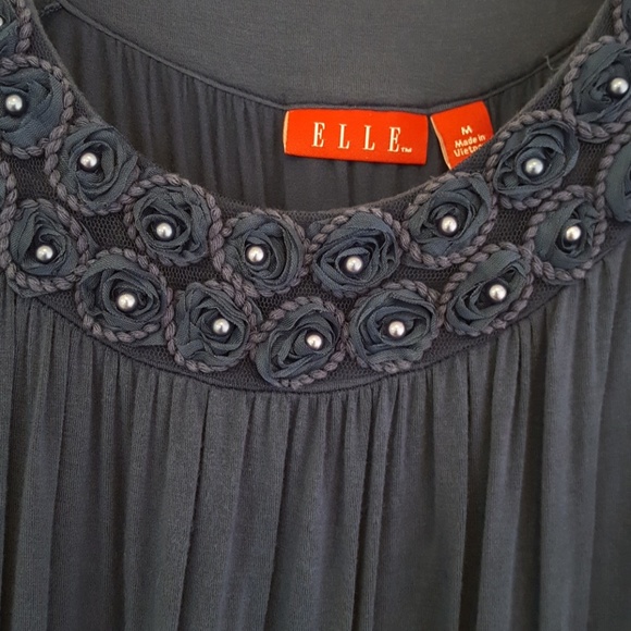 Elle | Tops | Elle Top With Decorative Little Beads | Poshmark